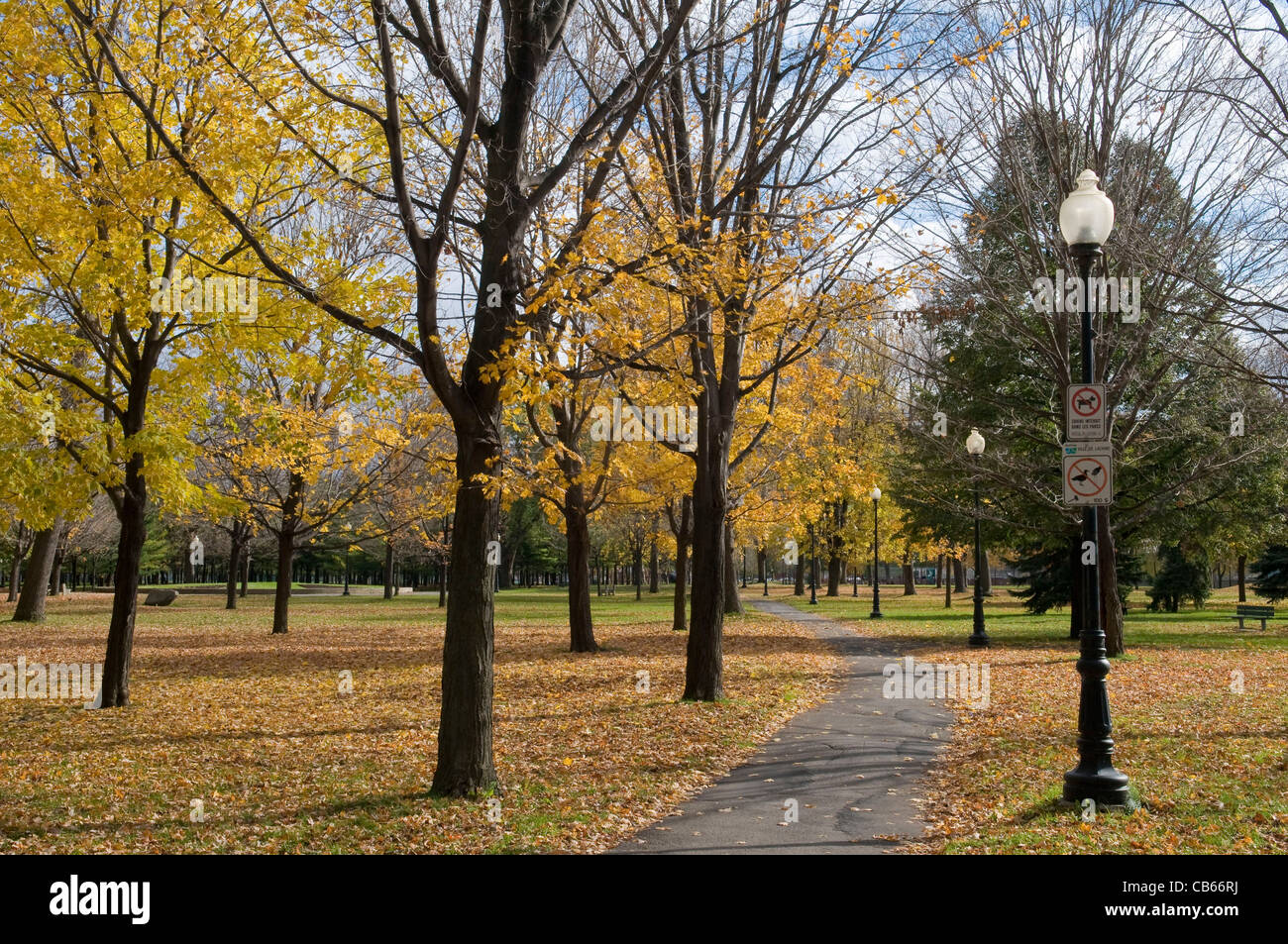 Park Lachine in the suburb of Lachine Montreal Stock Photo - Alamy