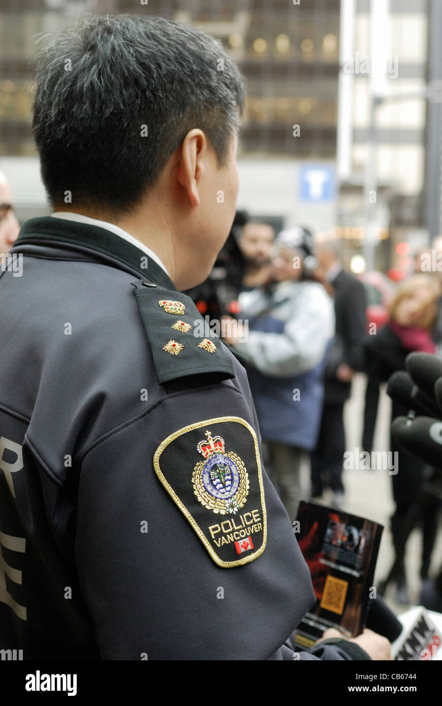Vancouver Police Chief Jim Chu Stock Photo - Alamy