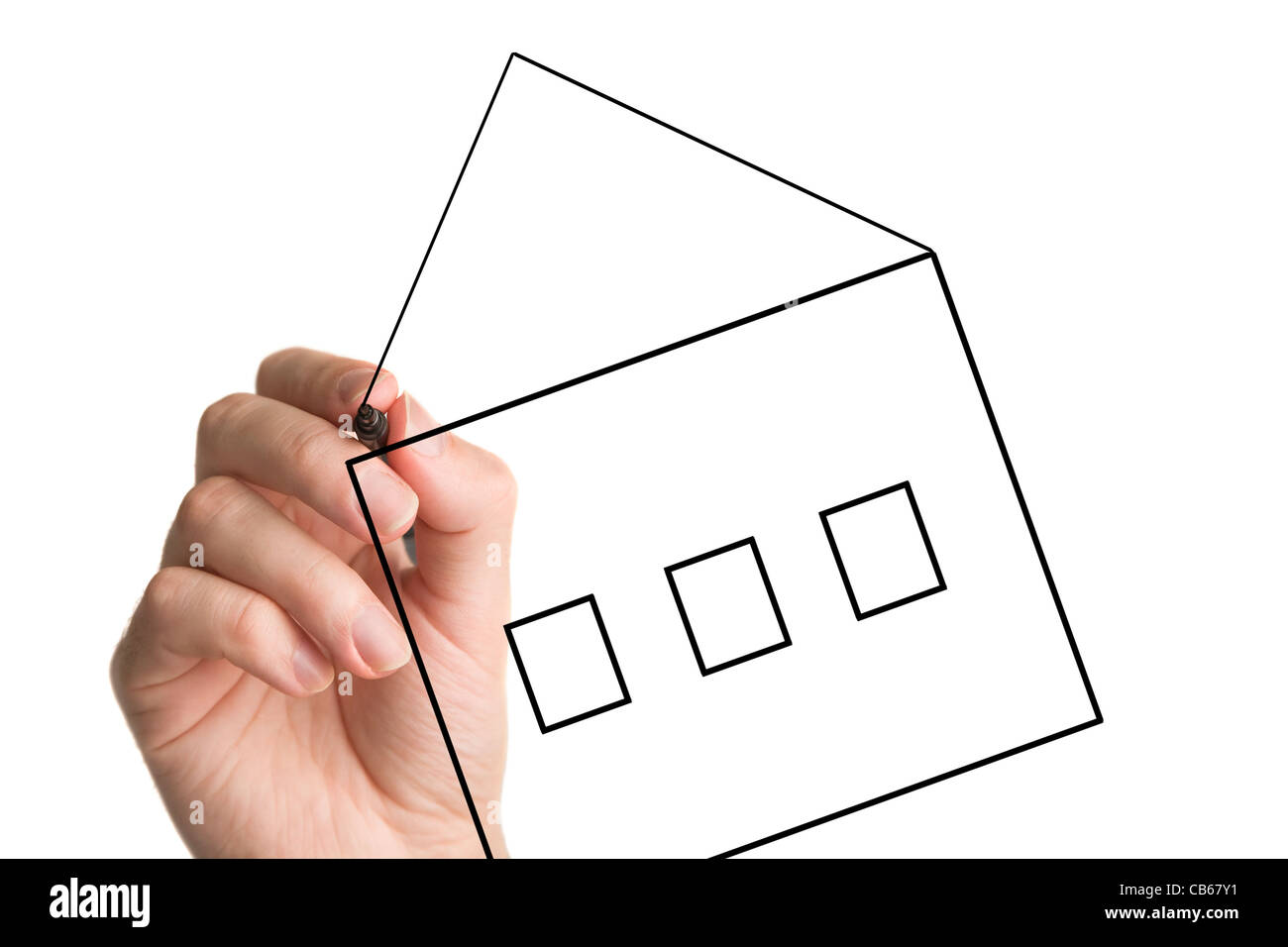 Finger drawing Cut Out Stock Images & Pictures - Alamy