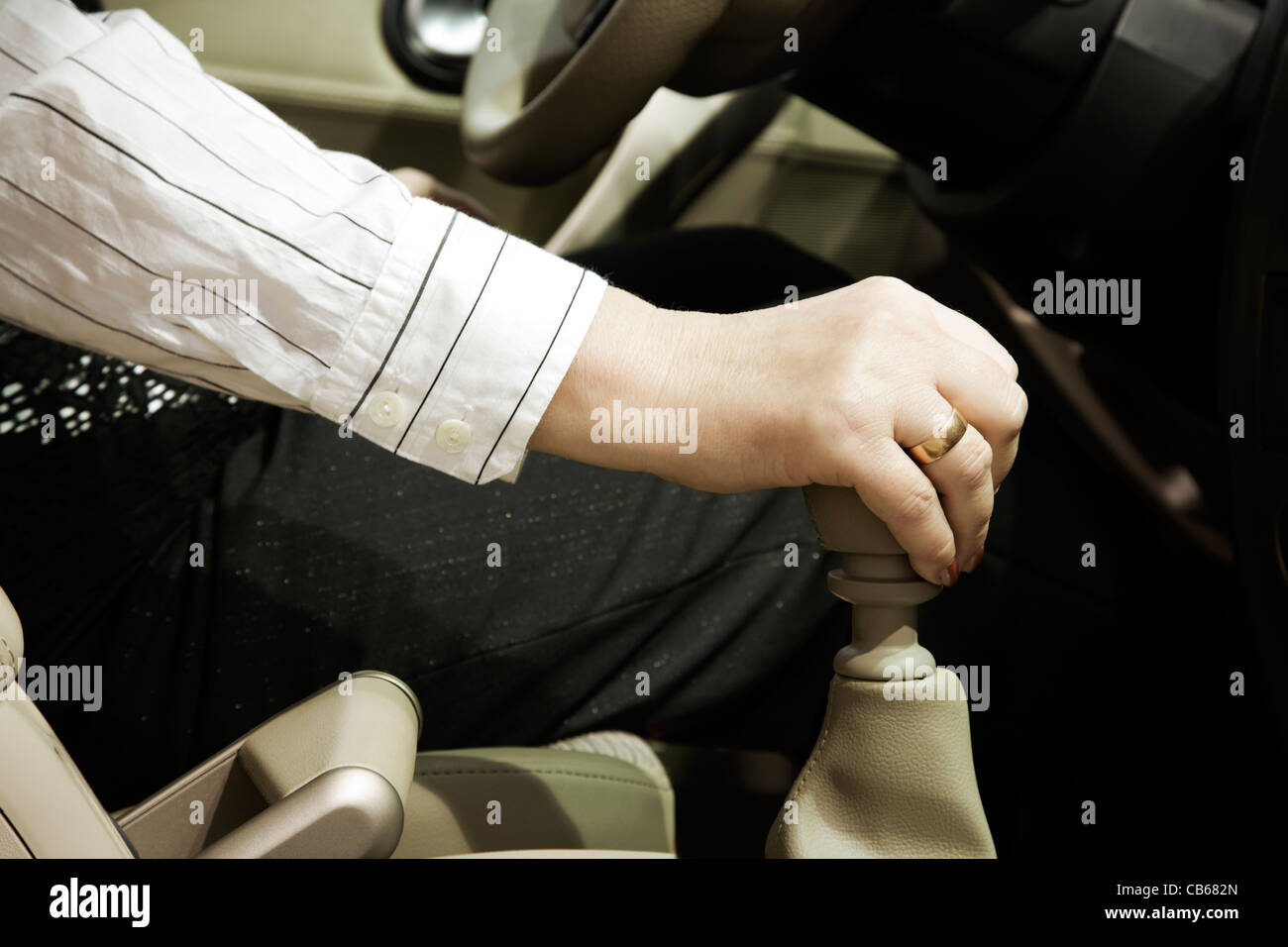 Left hand drive woman hi-res stock photography and images - Alamy