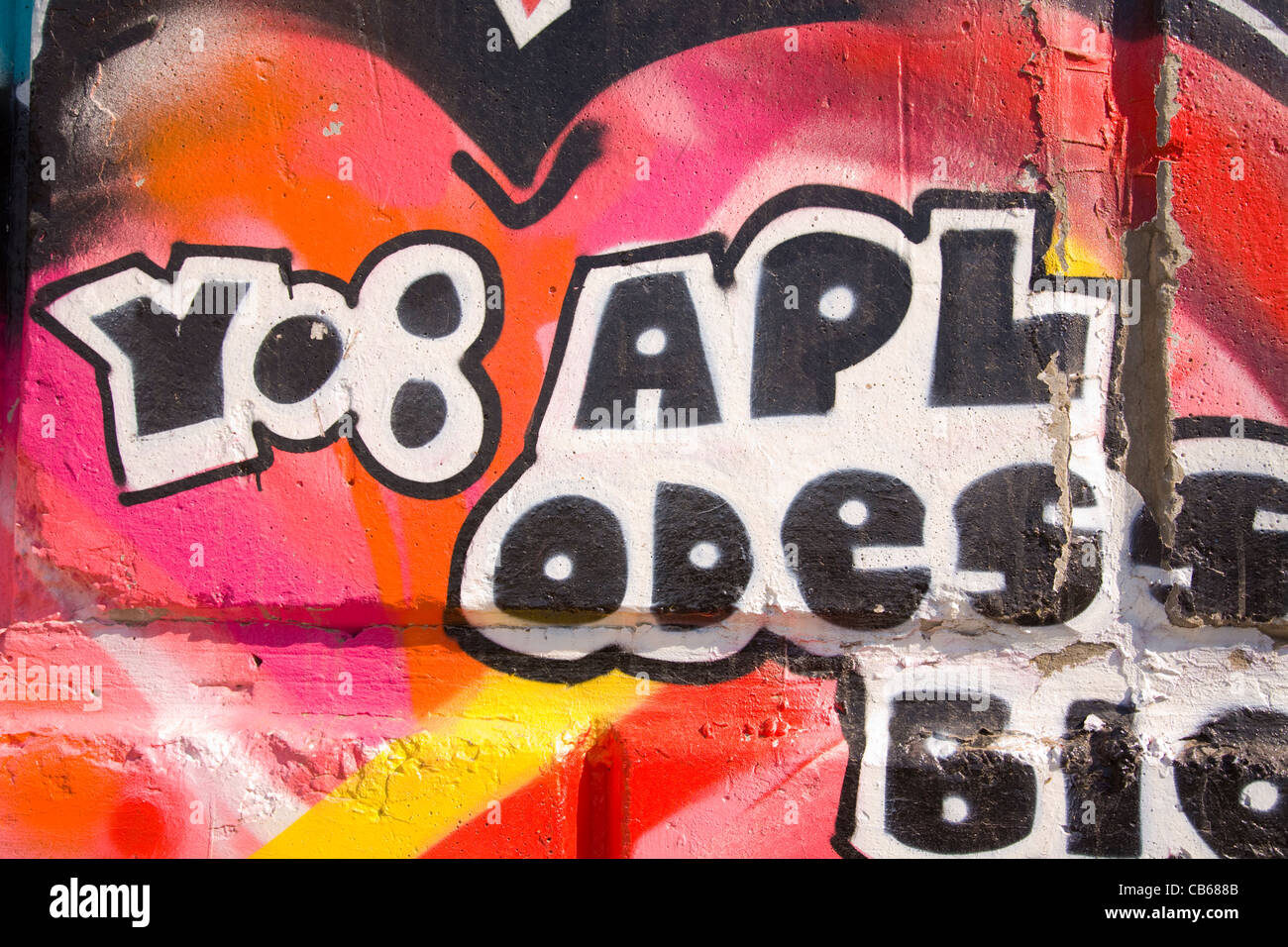 Red Color Graffiti High Resolution Stock Photography and Images - Alamy