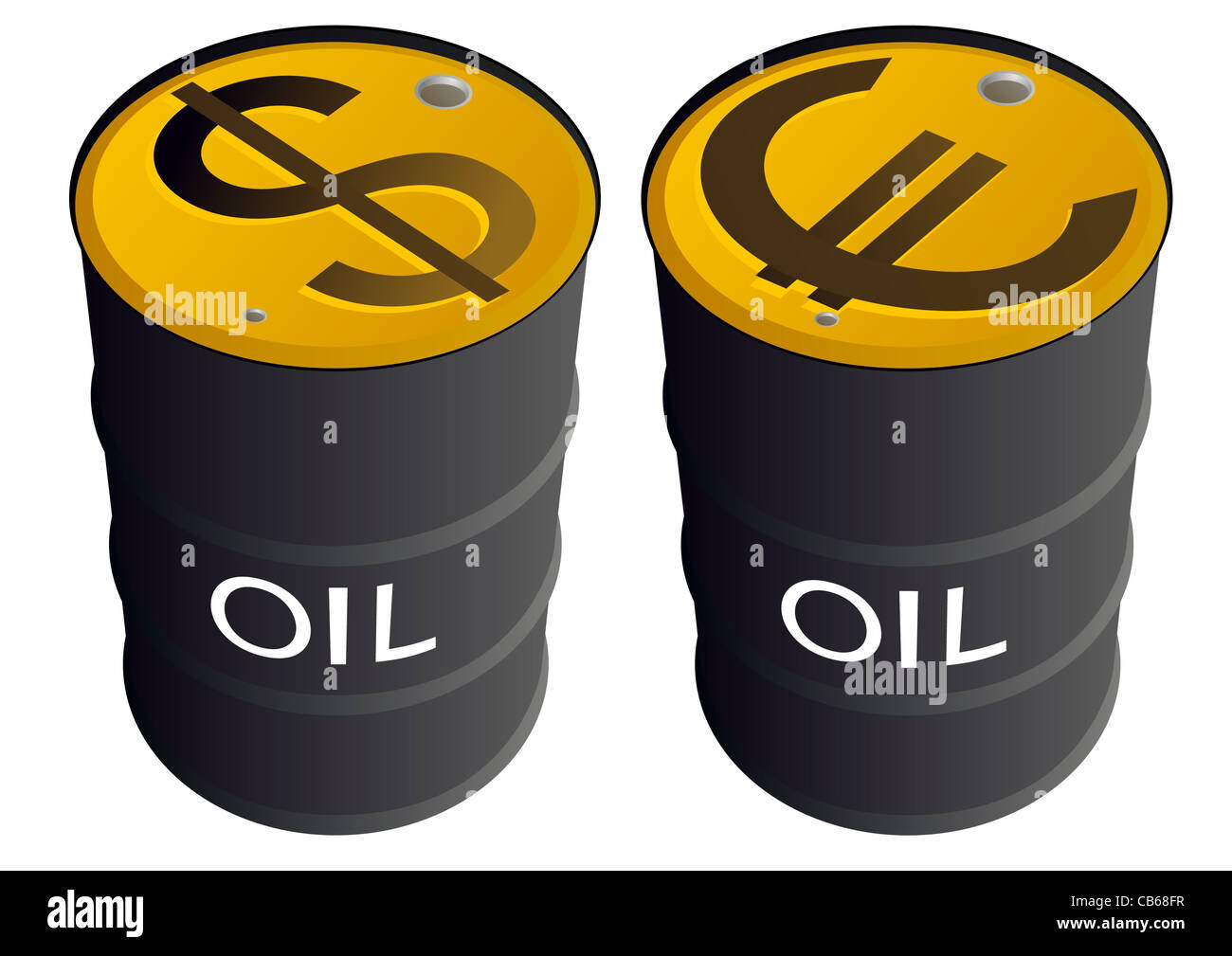 Oil and money Stock Photo - Alamy