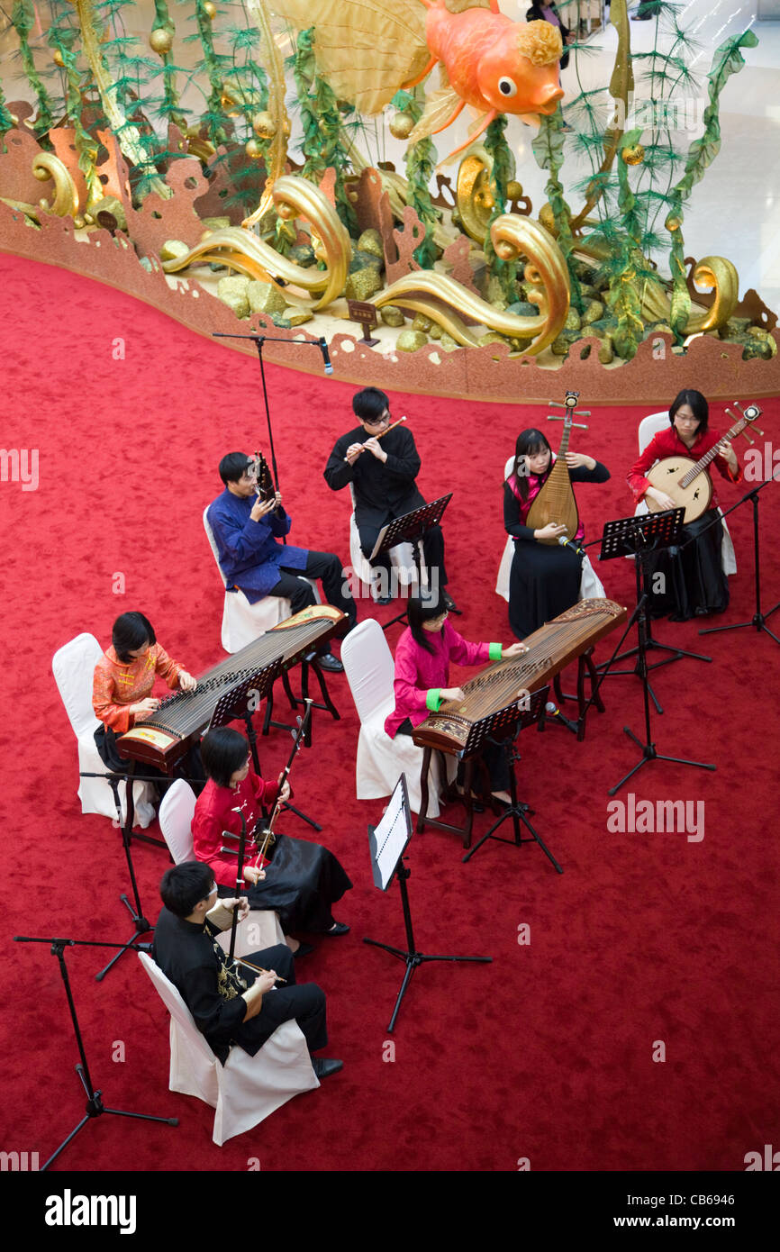 China, Hong Kong, Orchestra Performance in IFC Building Stock Photo - Alamy