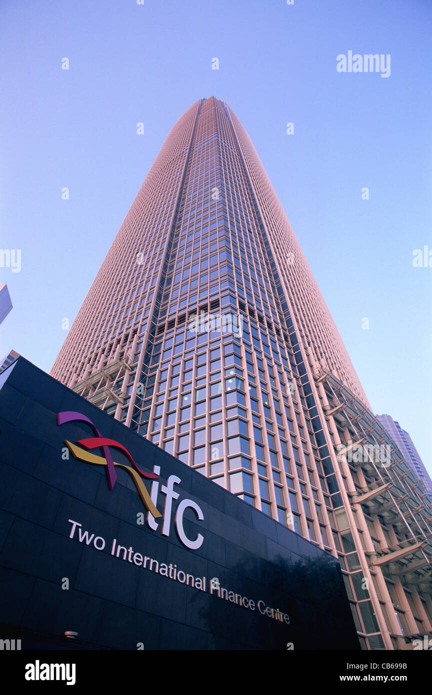 China, Hong Kong, Central District, IFC, International Finance Centre ...