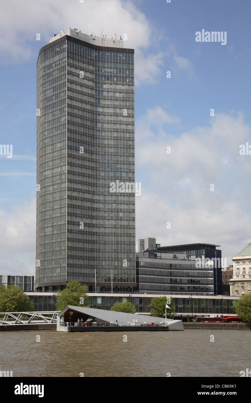 Millbank Tower, Westminster, London UK. A 1960's built office block on ...