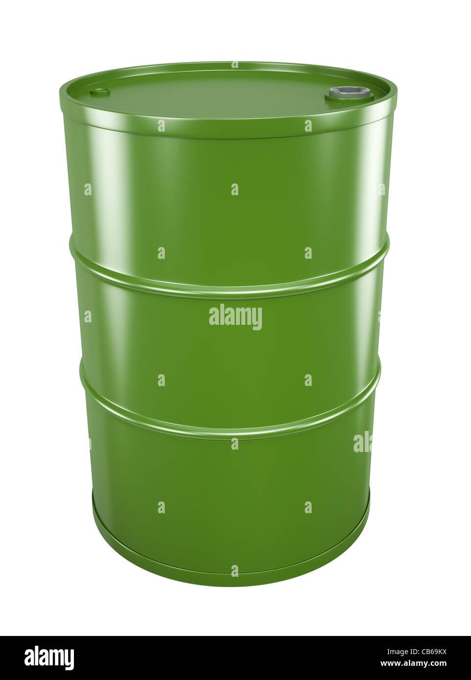 Green oil drum Stock Photo - Alamy