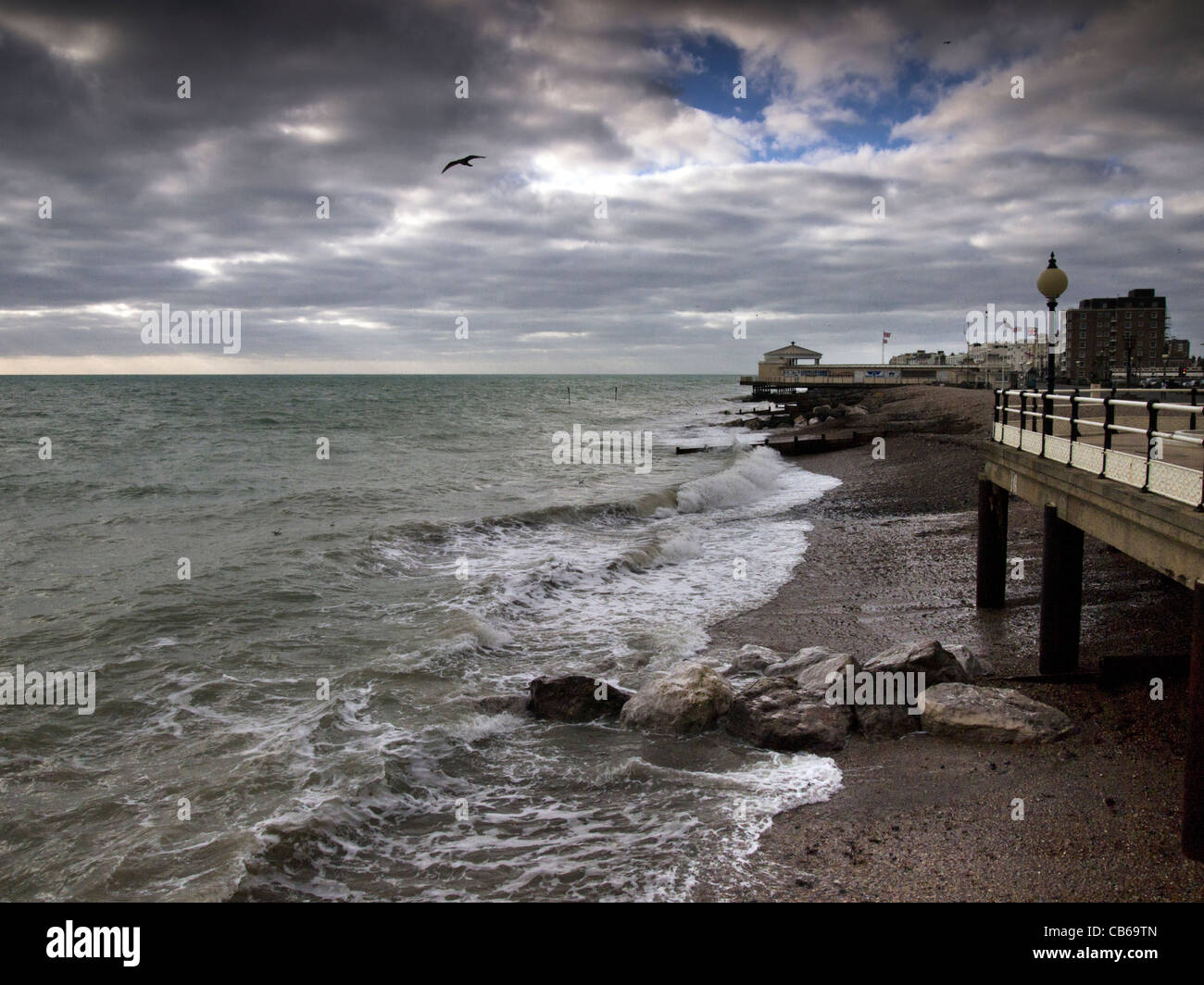 West seafront sussex worthing hi-res stock photography and images - Alamy
