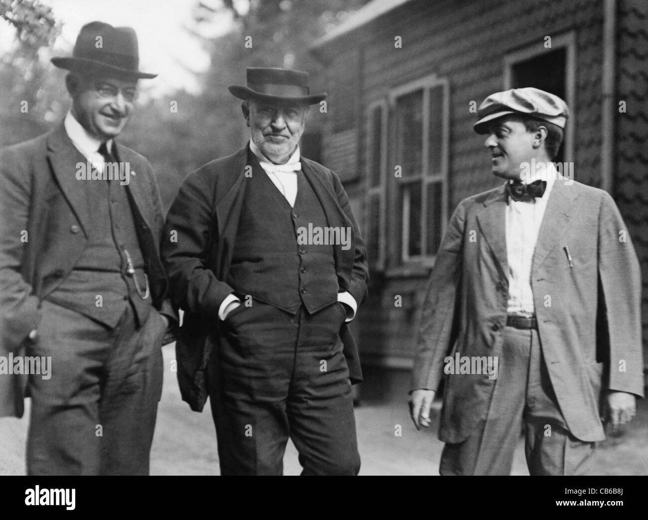 Vintage photo of American inventor and businessman Thomas Alva Edison ...