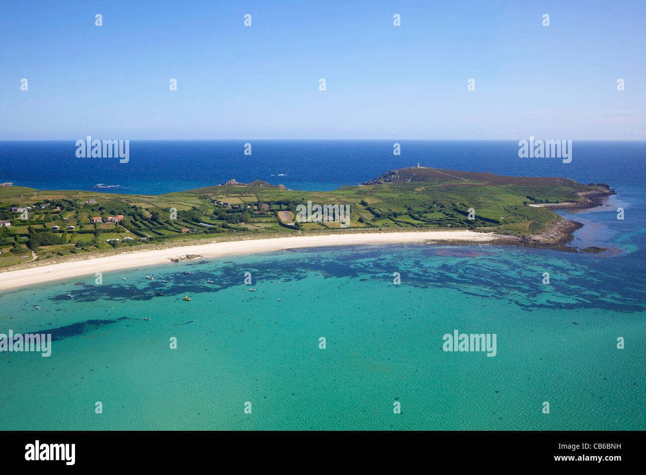 Isles of scilly aerial hi-res stock photography and images - Alamy