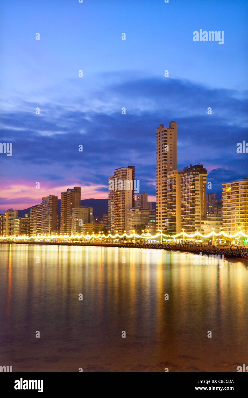 Benidorm night hi-res stock photography and images - Alamy