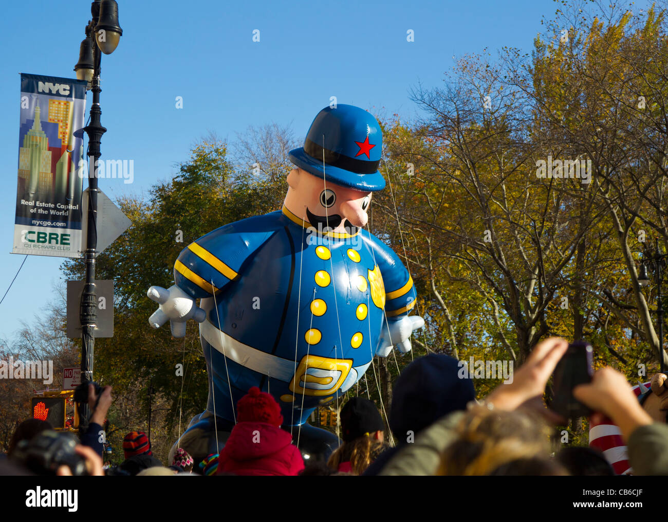 Balloons at the Macy's Thanksgiving Day Parade in New York City Stock ...