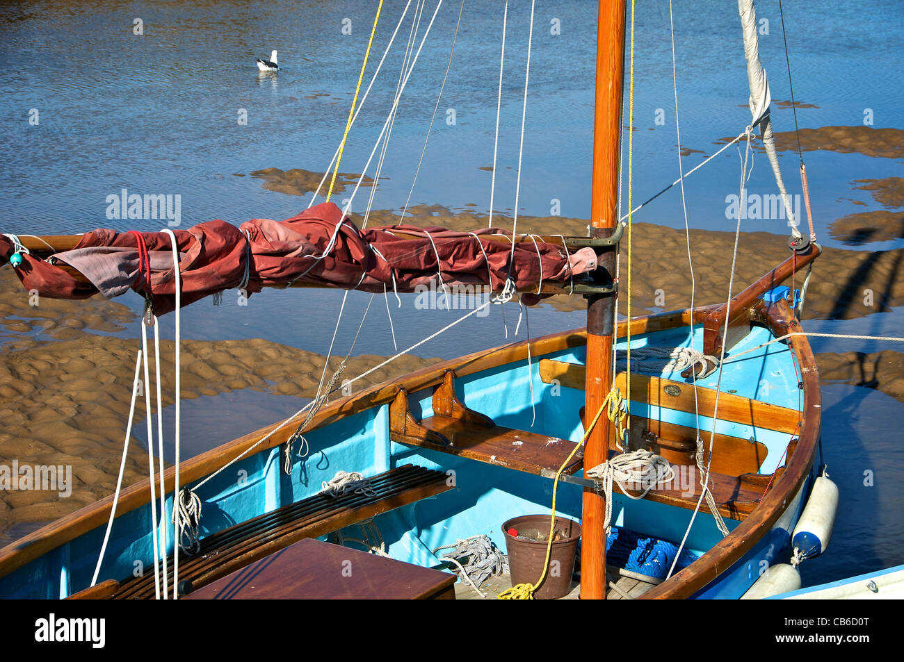 Blakeney Norfolk UK Harbour Harbor Boats Stock Photo - Alamy