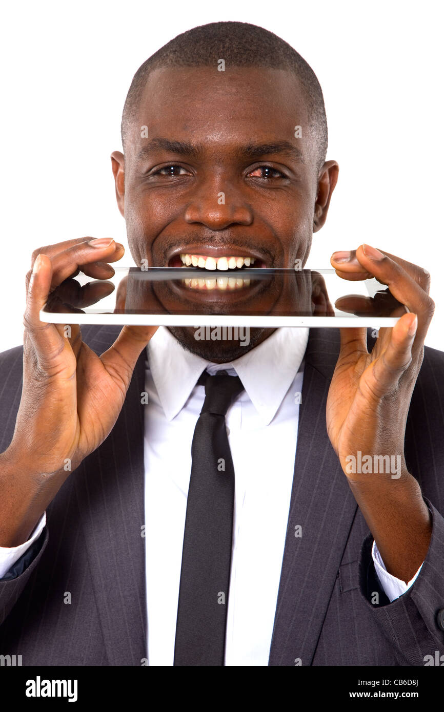 Face biting tablet hi-res stock photography and images - Alamy