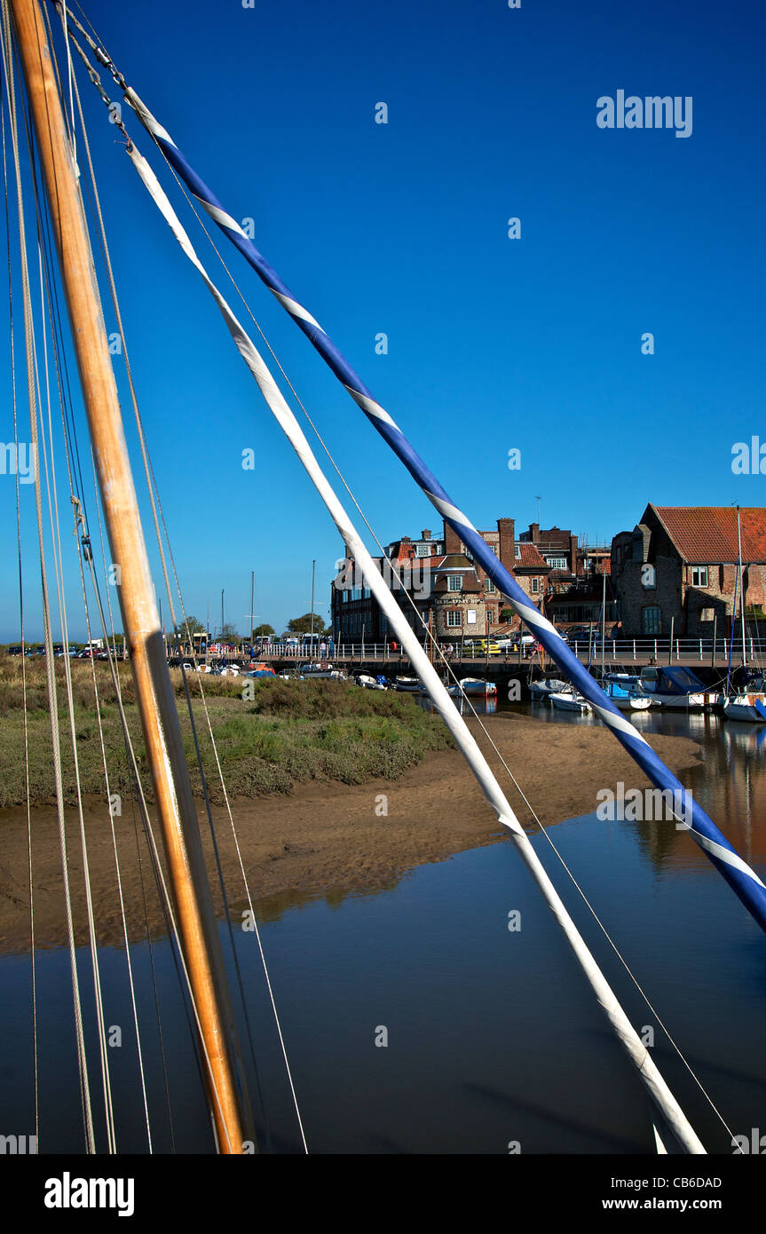 Blakeney Norfolk UK Harbour Harbor Boats Stock Photo - Alamy
