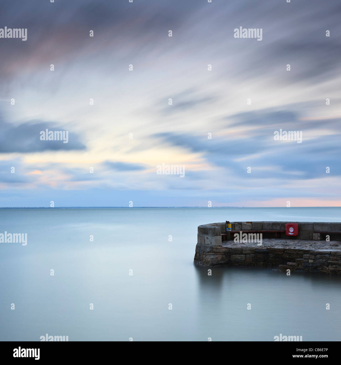 Dawn, The Stone Quay, Swanage, Dorset, UK Stock Photo - Alamy