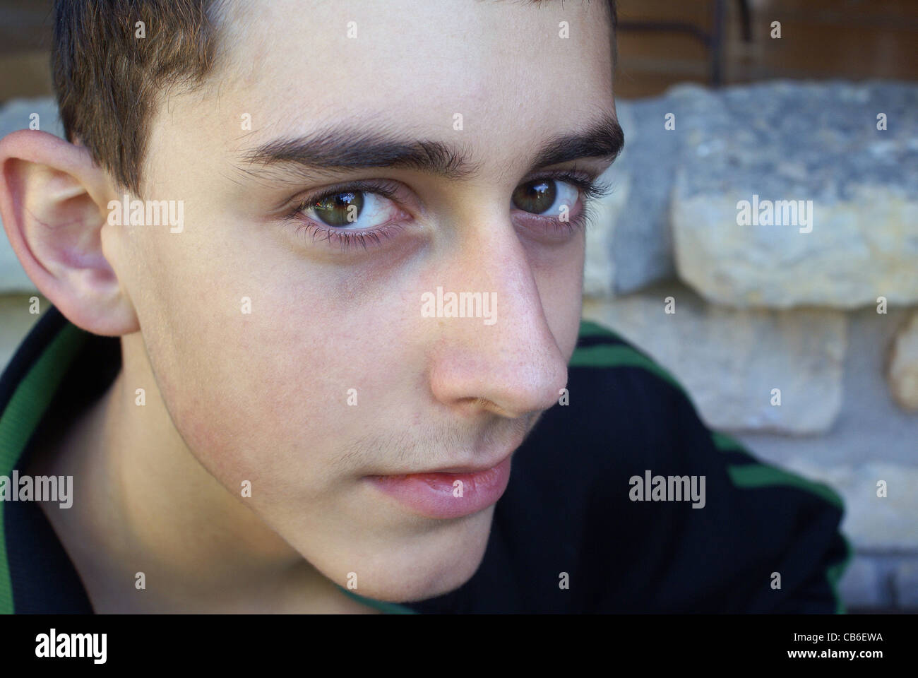 Face of the future in a young teenager Stock Photo - Alamy
