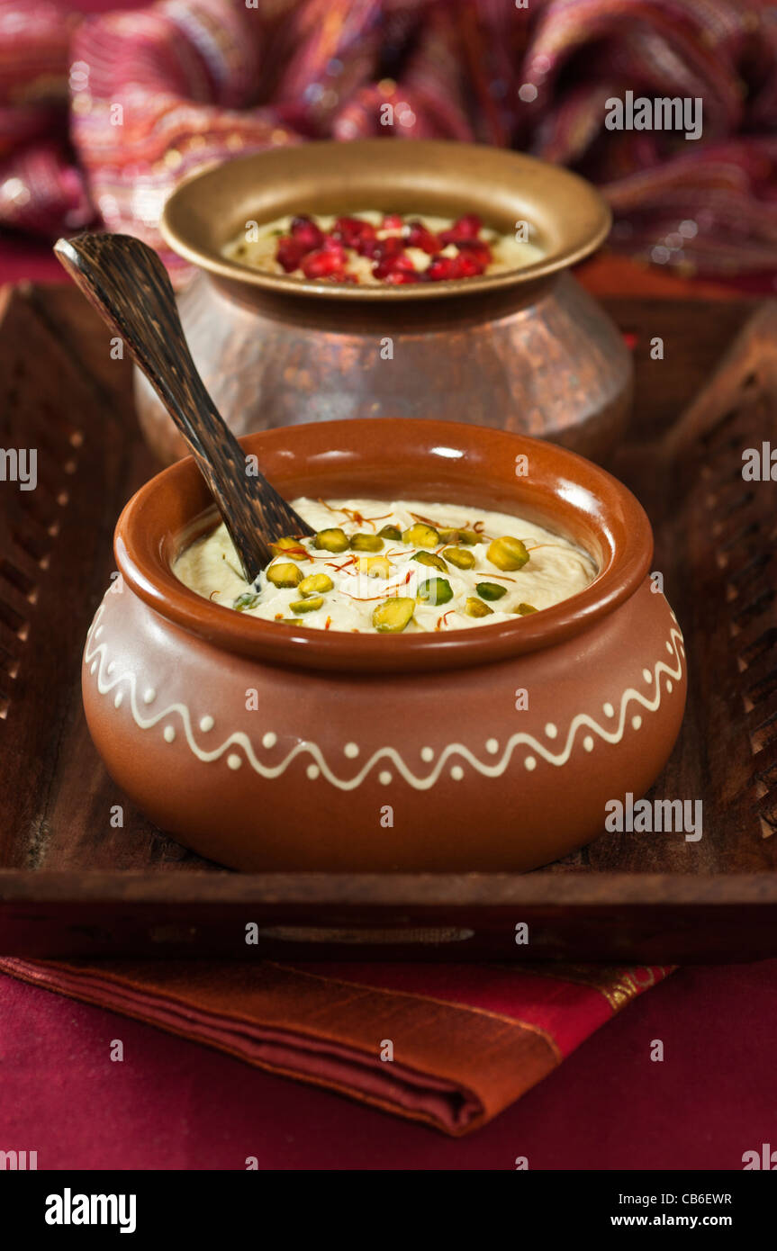 Shrikhand. Indian dessert Stock Photo - Alamy