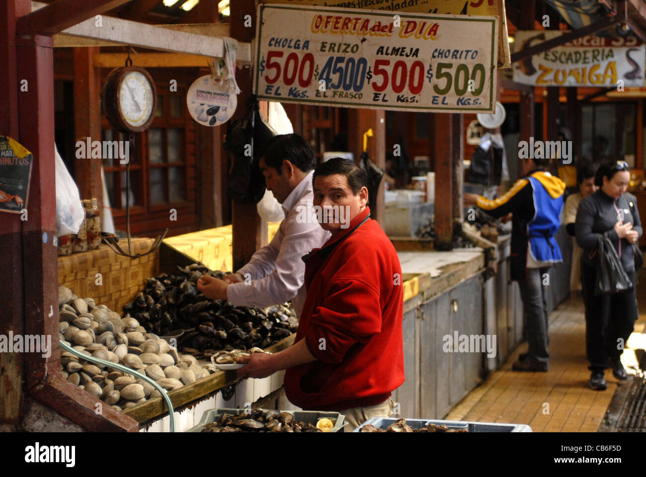 Angelmo Fish Market, Puerto Montt, Lake's District, Chile Stock Photo ...