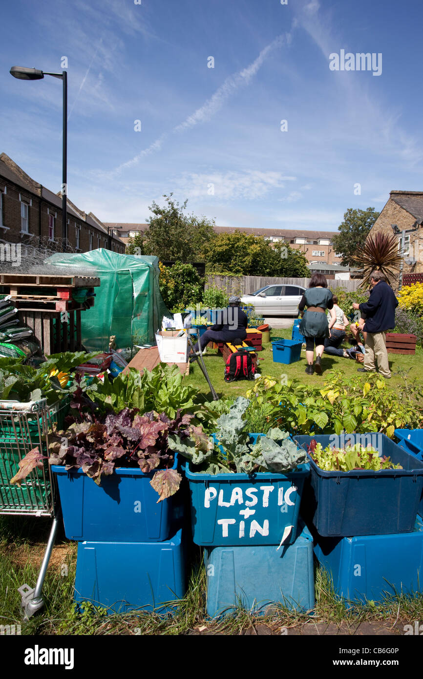 Pembroke Community Garden Urban Communal Garden, South East London, UK ...