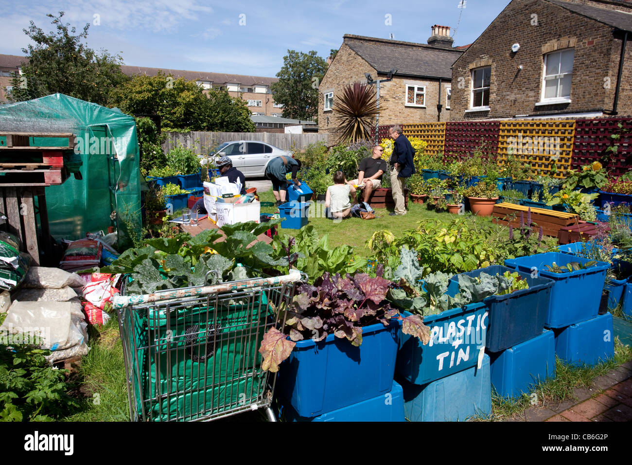 Pembroke Community Garden Urban Communal Garden, South East London, UK ...