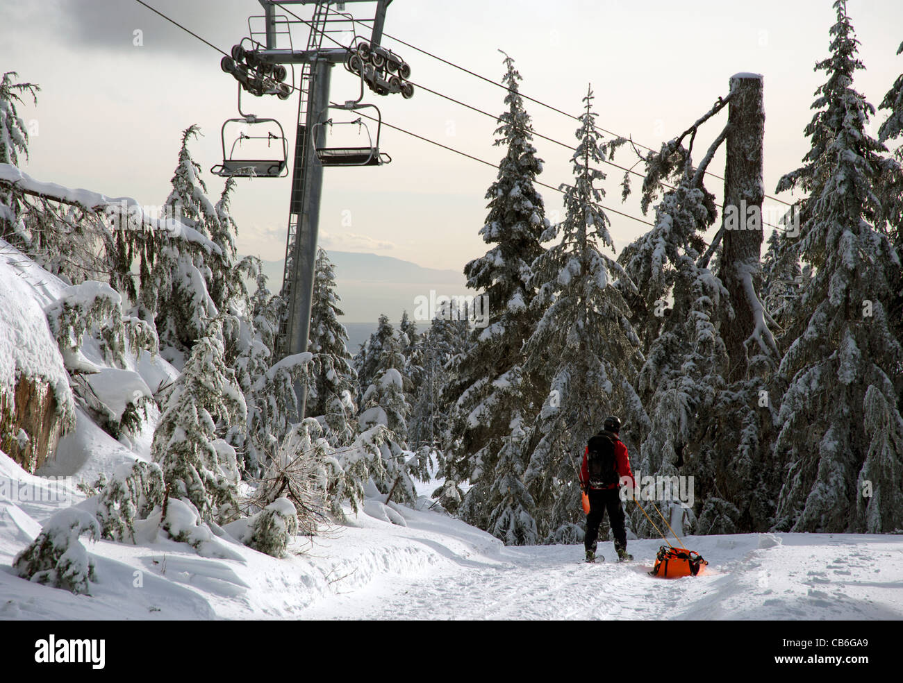 Rescue sled hi-res stock photography and images - Alamy