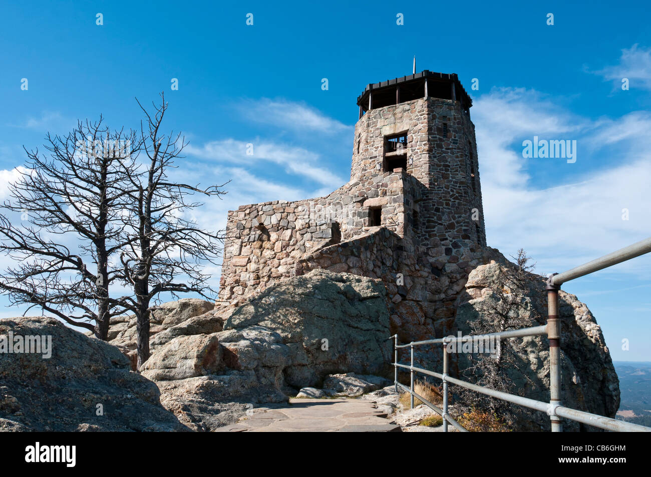 Stone fire lookout tower hi-res stock photography and images - Alamy