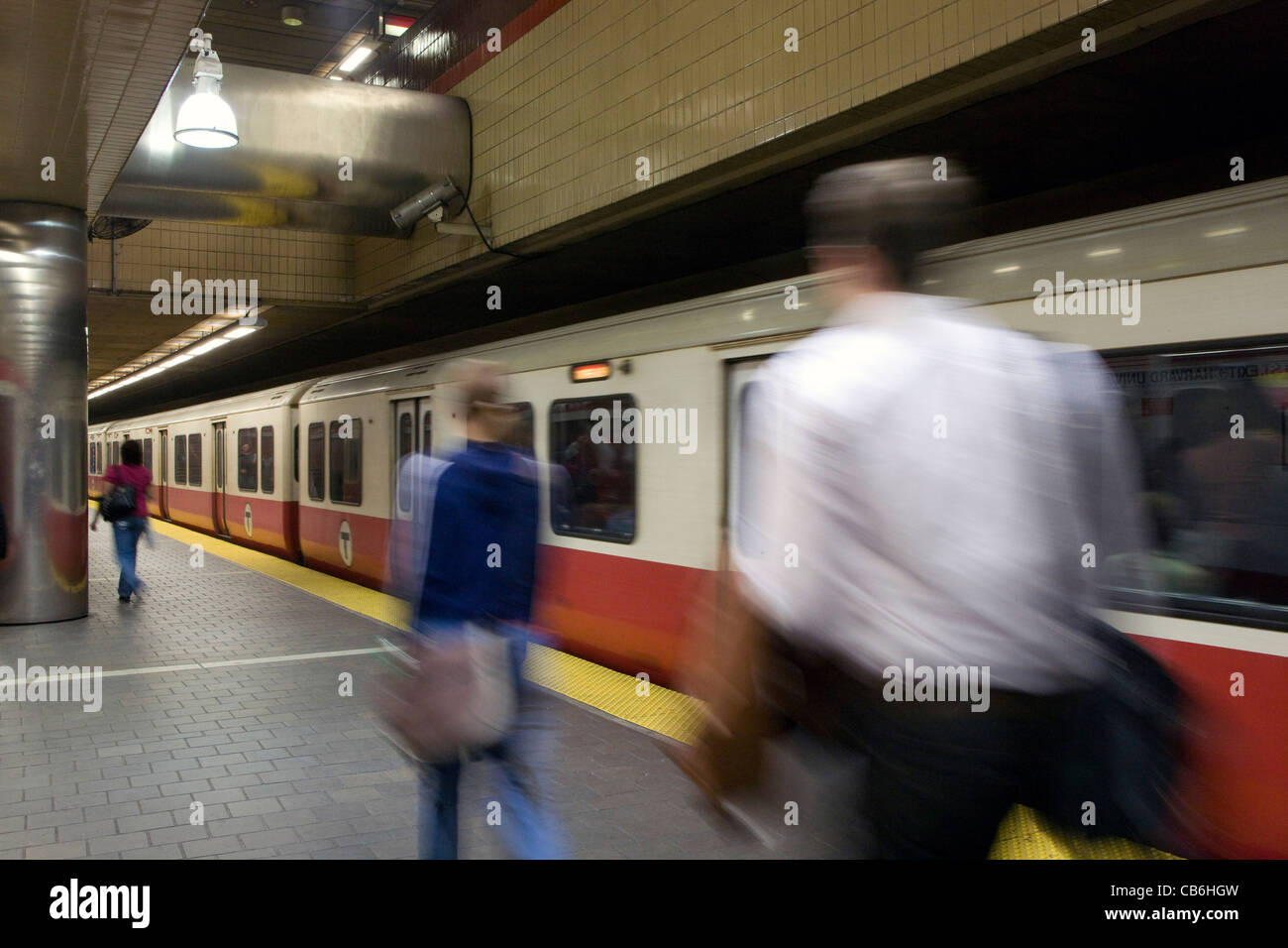 Boston t subway hi-res stock photography and images - Alamy