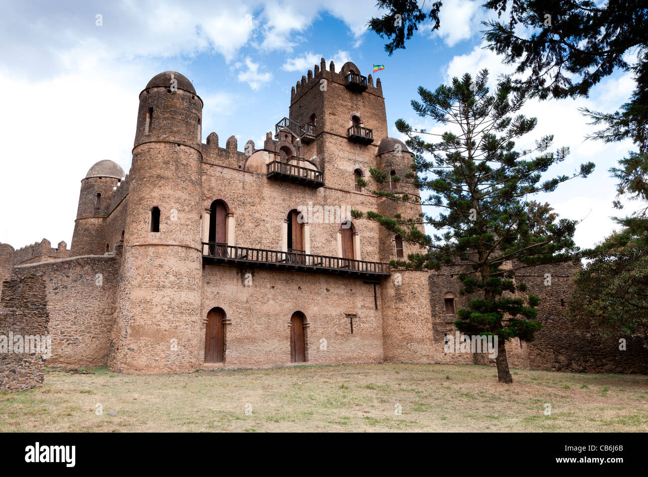 Fasiladas Palace in the southern compound of the Royal Enclosure ...