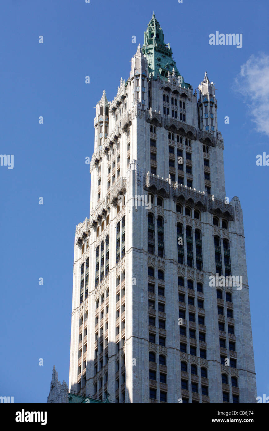 Woolworth building facade hi-res stock photography and images - Alamy