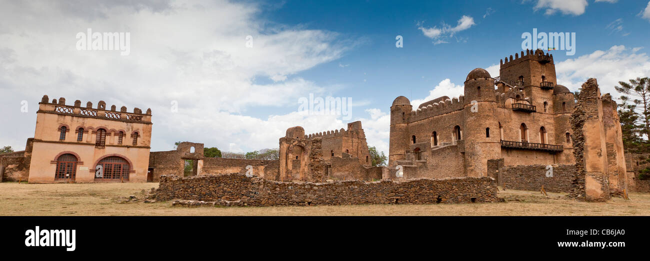 View of the Library and Fasiladas' Palace in the southern compound of ...