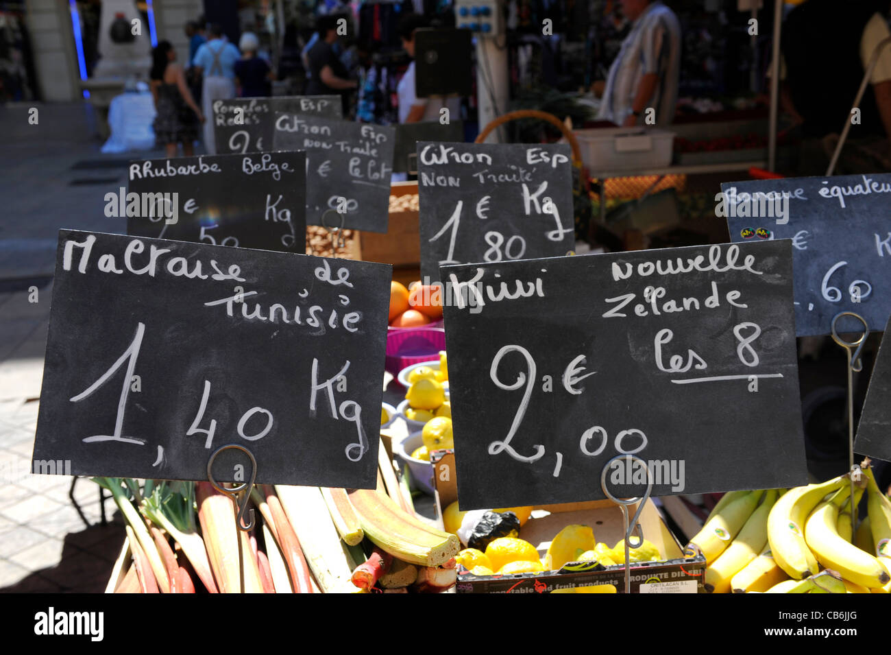 Fruits Vegetables Display market Toulon France French Riviera ...