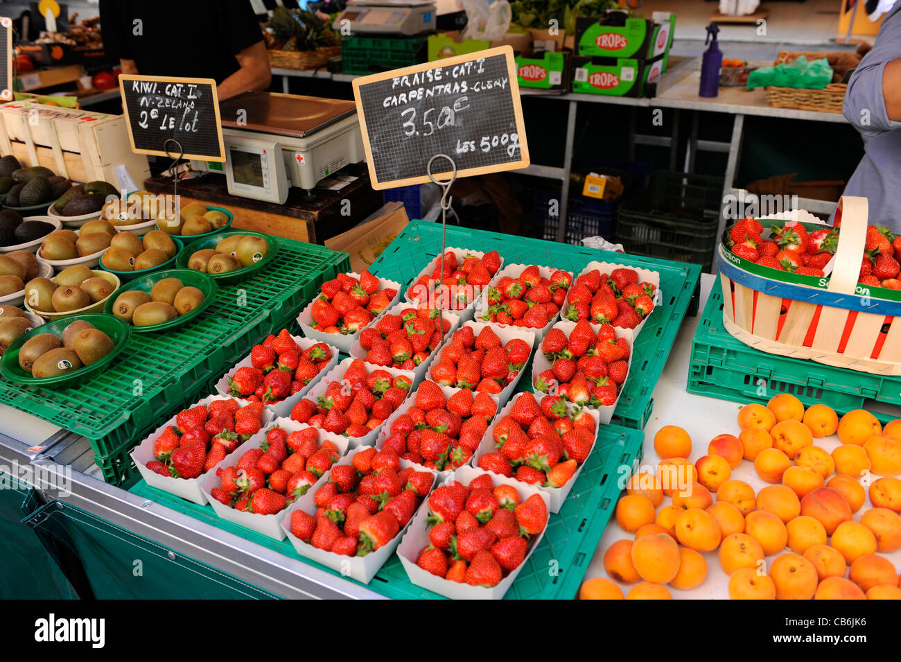 Red Tomatoes Display Market Toulon France French Riviera Mediterranean ...