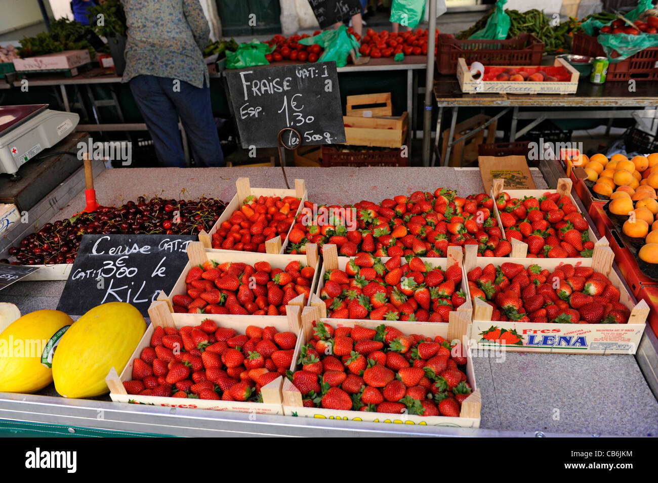 Red Strawberries Toulon France French Riviera Mediterranean Europe ...