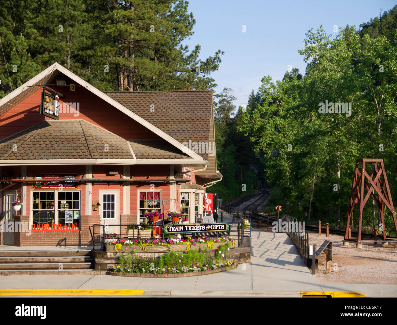 Train Station in Keystone in Summit County, Colorado, United States ...