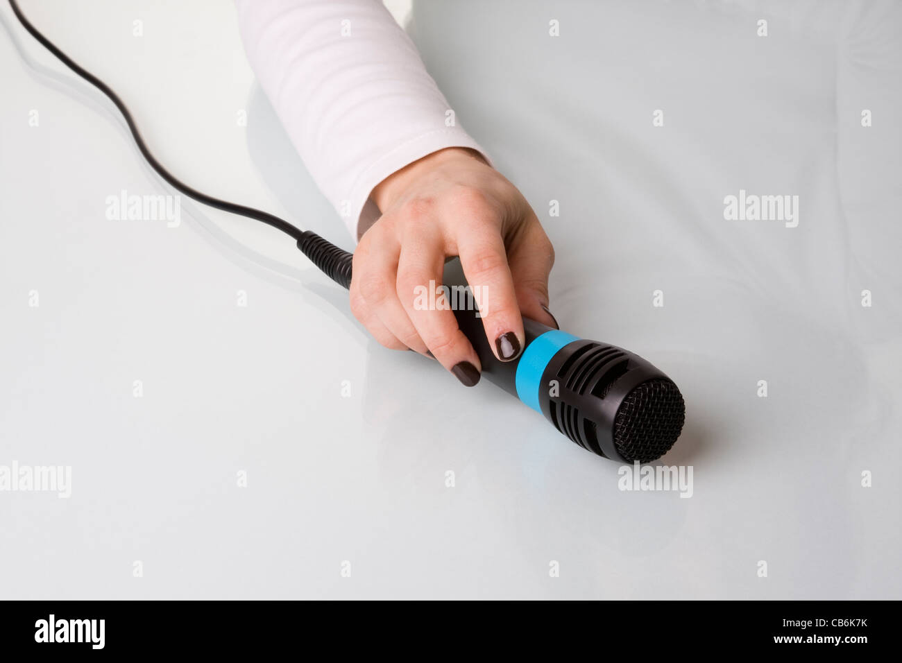 Interview microphone not interviewer hi-res stock photography and ...