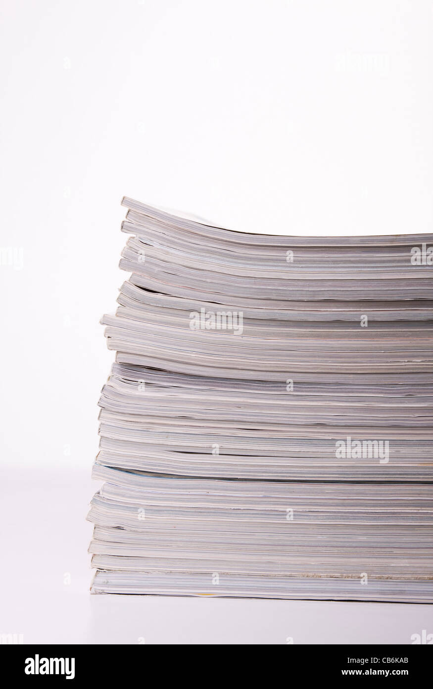 a stack of magazines Stock Photo - Alamy