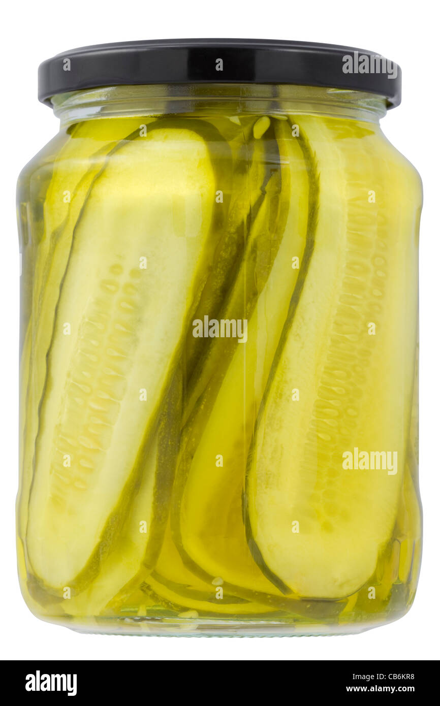 Preserved cucumbers (pickled Stock Photo - Alamy