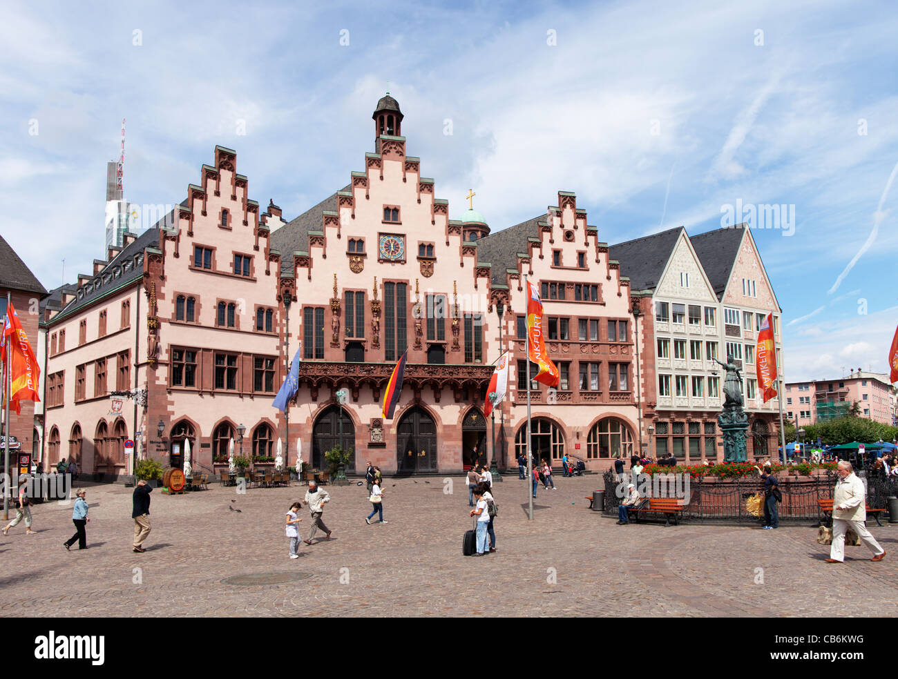 Historic medieval facade of frankfurt old hi-res stock photography and ...