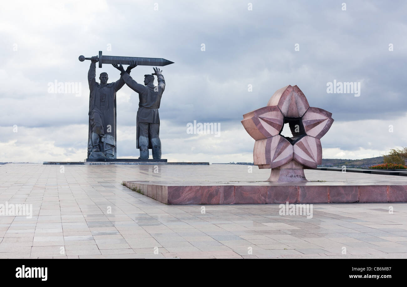Magnitogorsk monument hi-res stock photography and images - Alamy