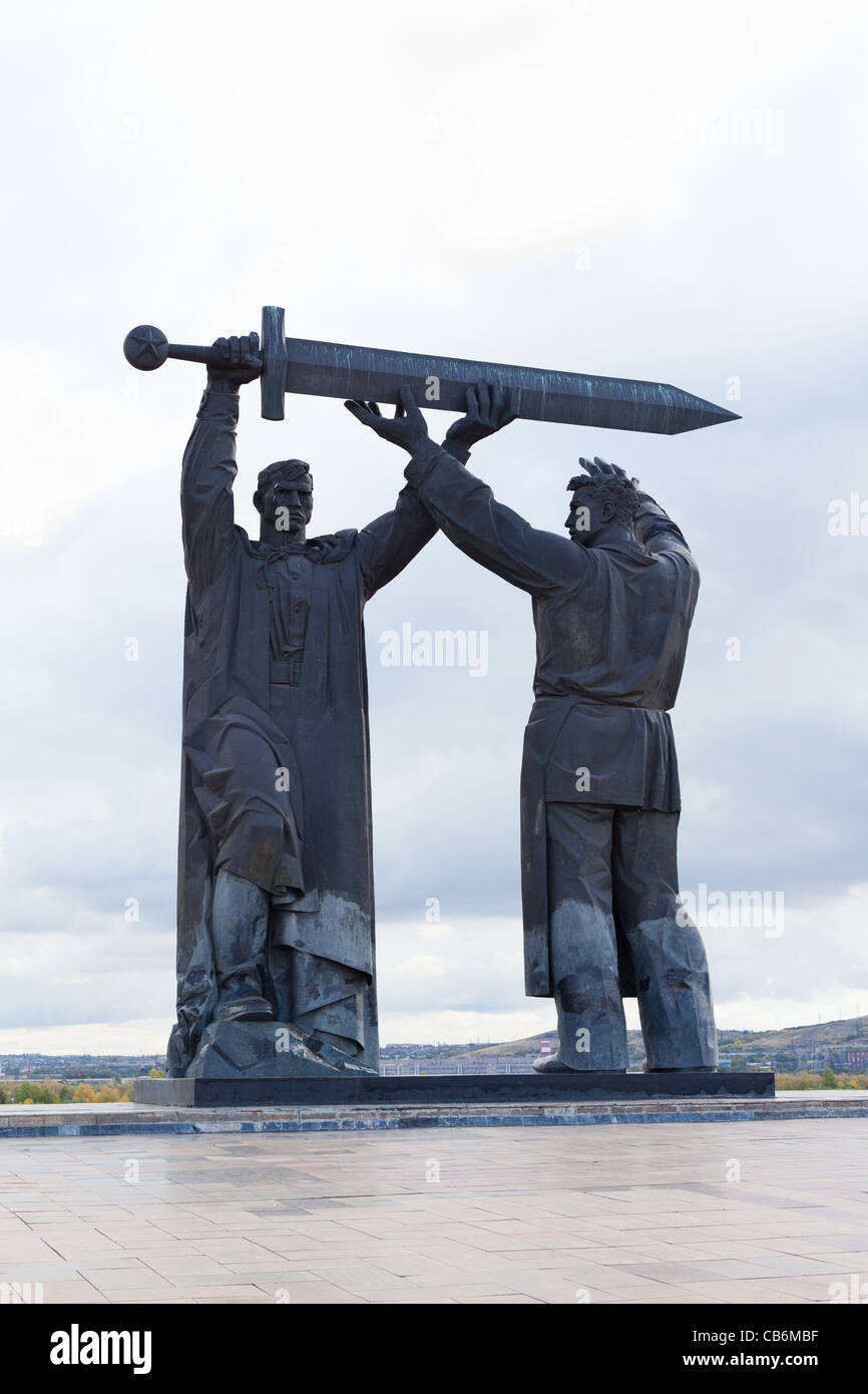 Magnitogorsk monument hi-res stock photography and images - Alamy
