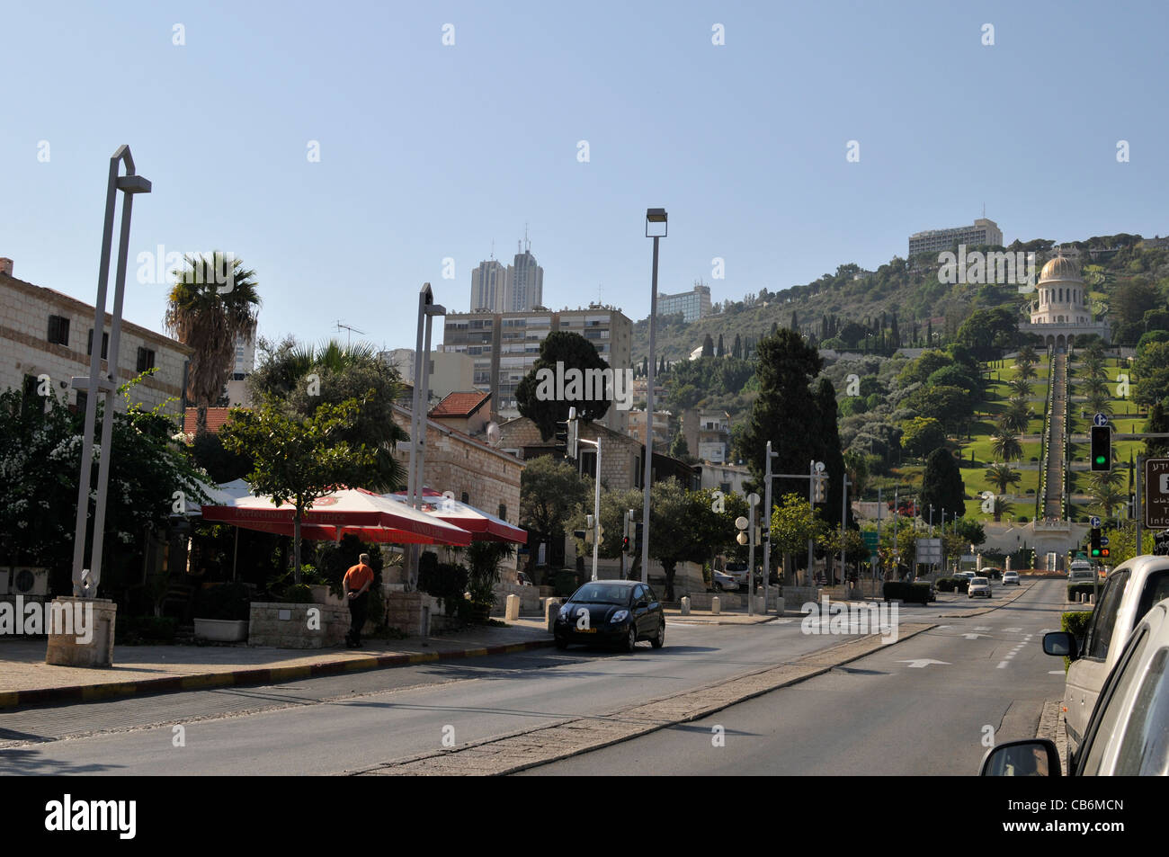 Haifa,street,Galilee, Israel,Asia, Middle East Stock Photo - Alamy