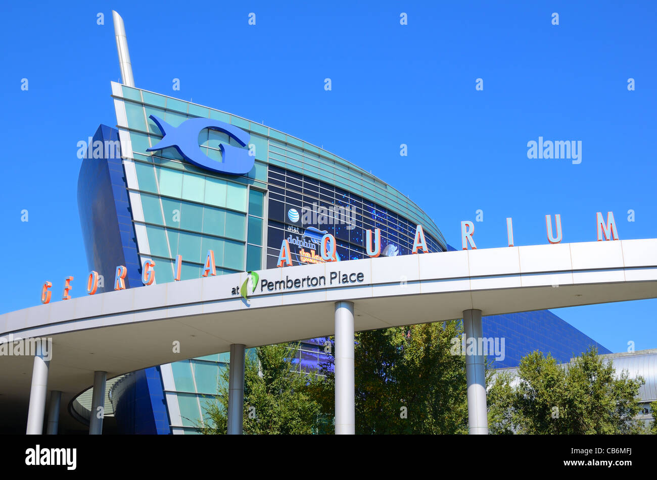 Atlanta aquarium building hi-res stock photography and images - Alamy