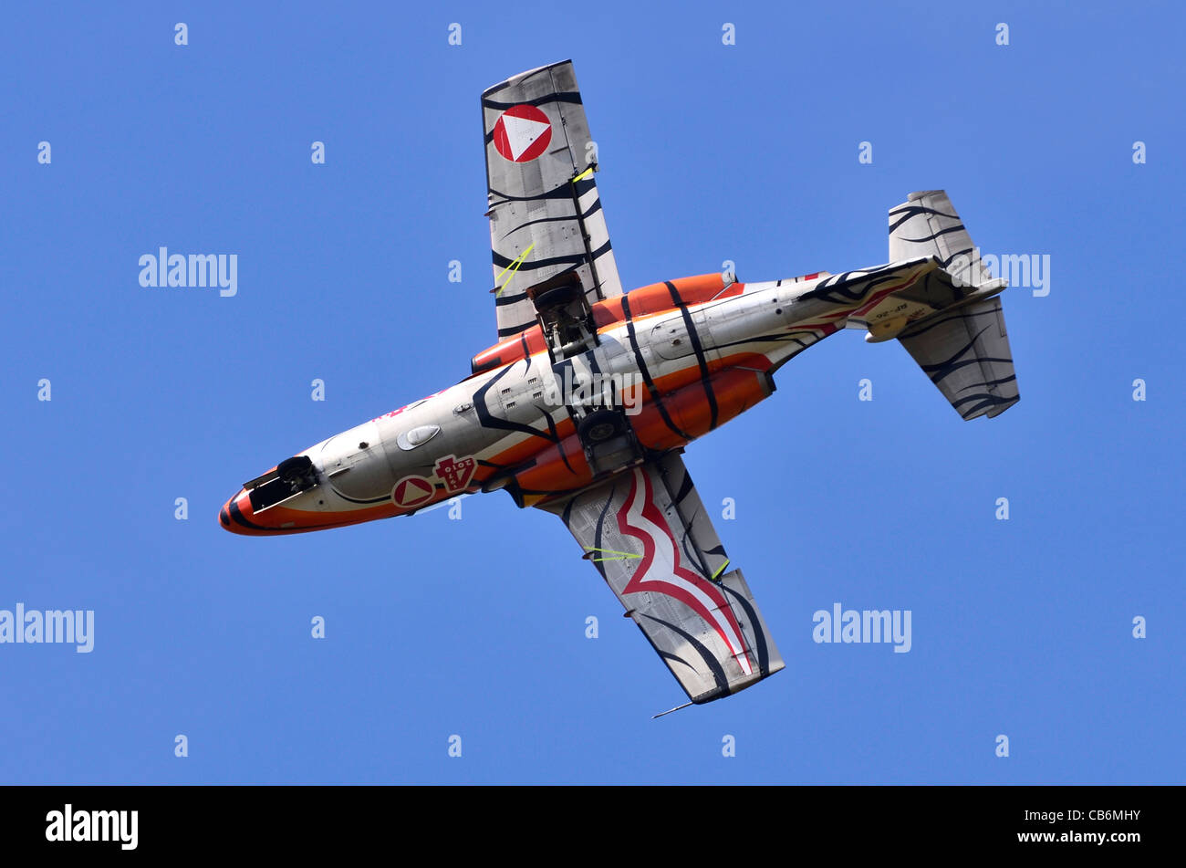 SAAB 105OE operated by the Austrian Air Force in NATO Tiger Meet Colour ...