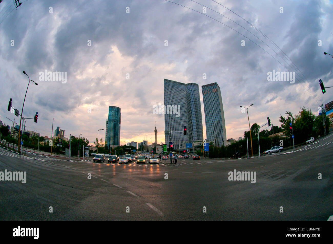 Azrieli center towers hi-res stock photography and images - Alamy