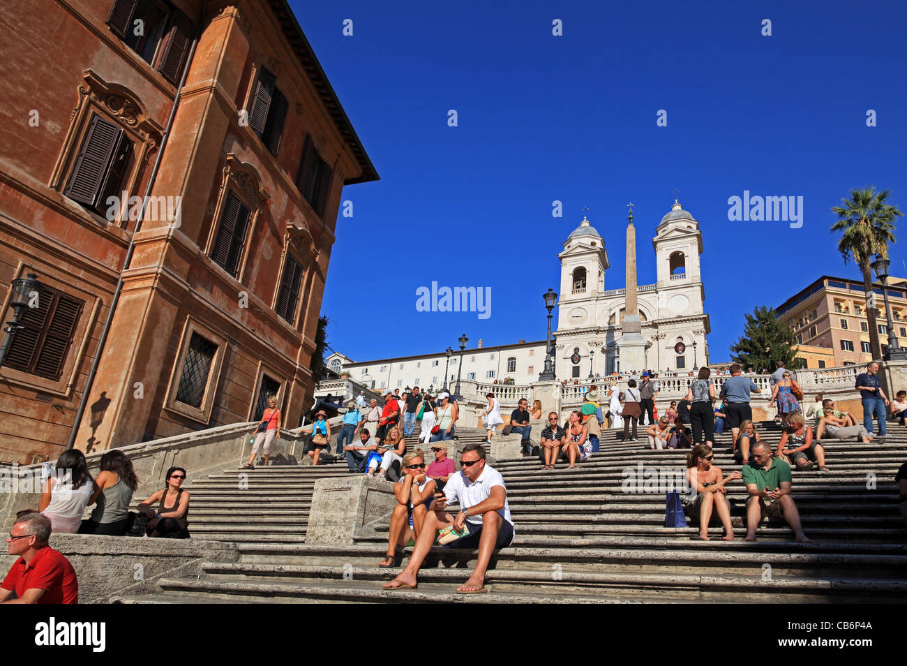 Rome spanish steps hi-res stock photography and images - Alamy