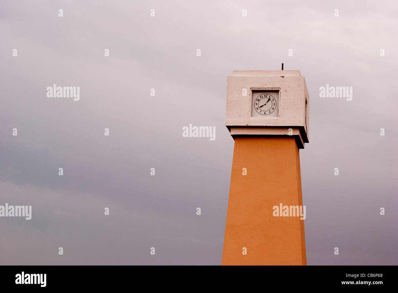 tower with clock Stock Photo - Alamy