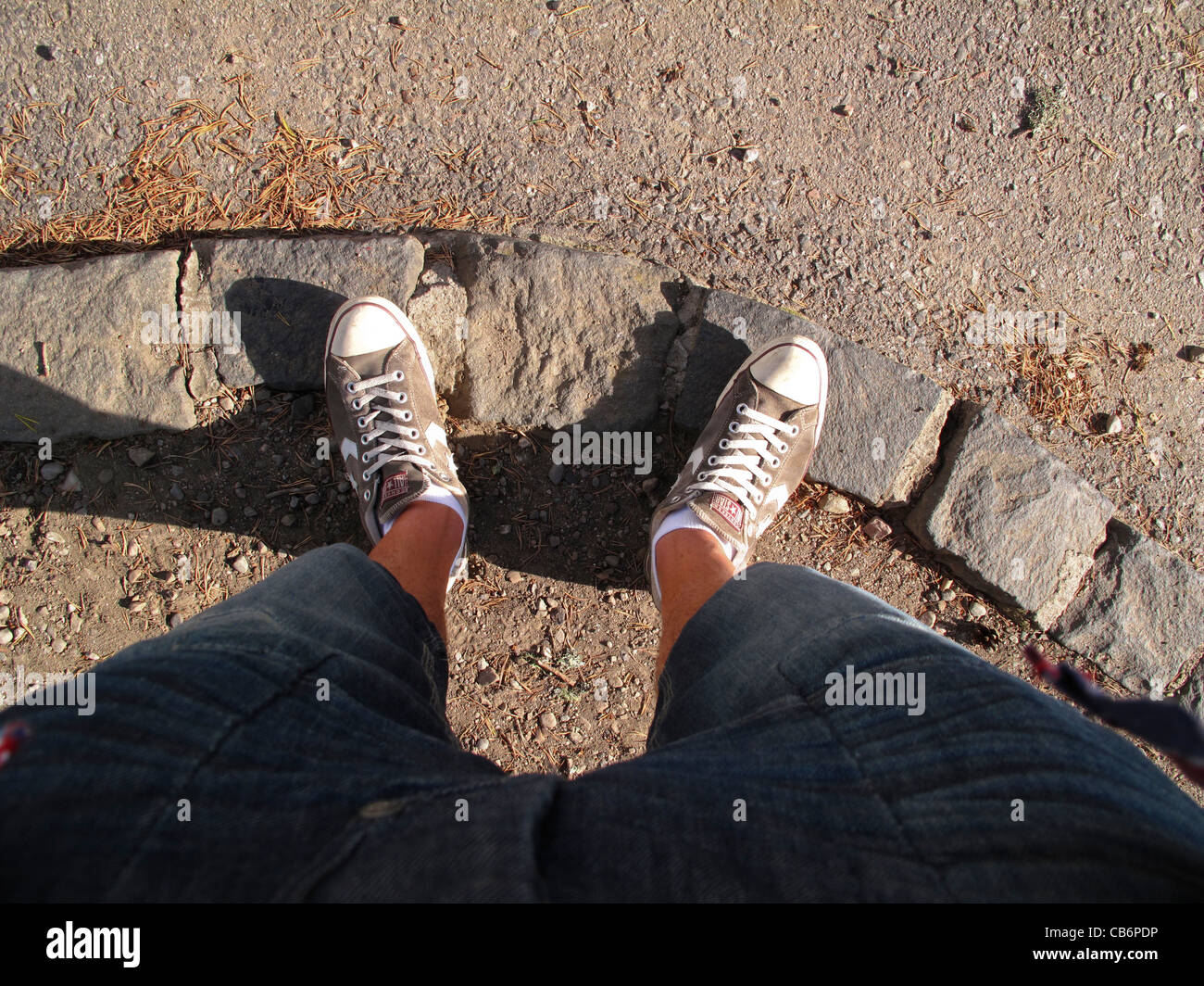 Kerb and feet hi-res stock photography and images - Alamy