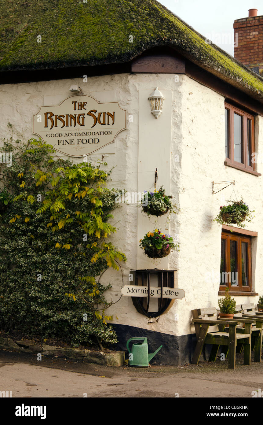 The Rising Sun pub West Bagborough Somerset UK Stock Photo - Alamy