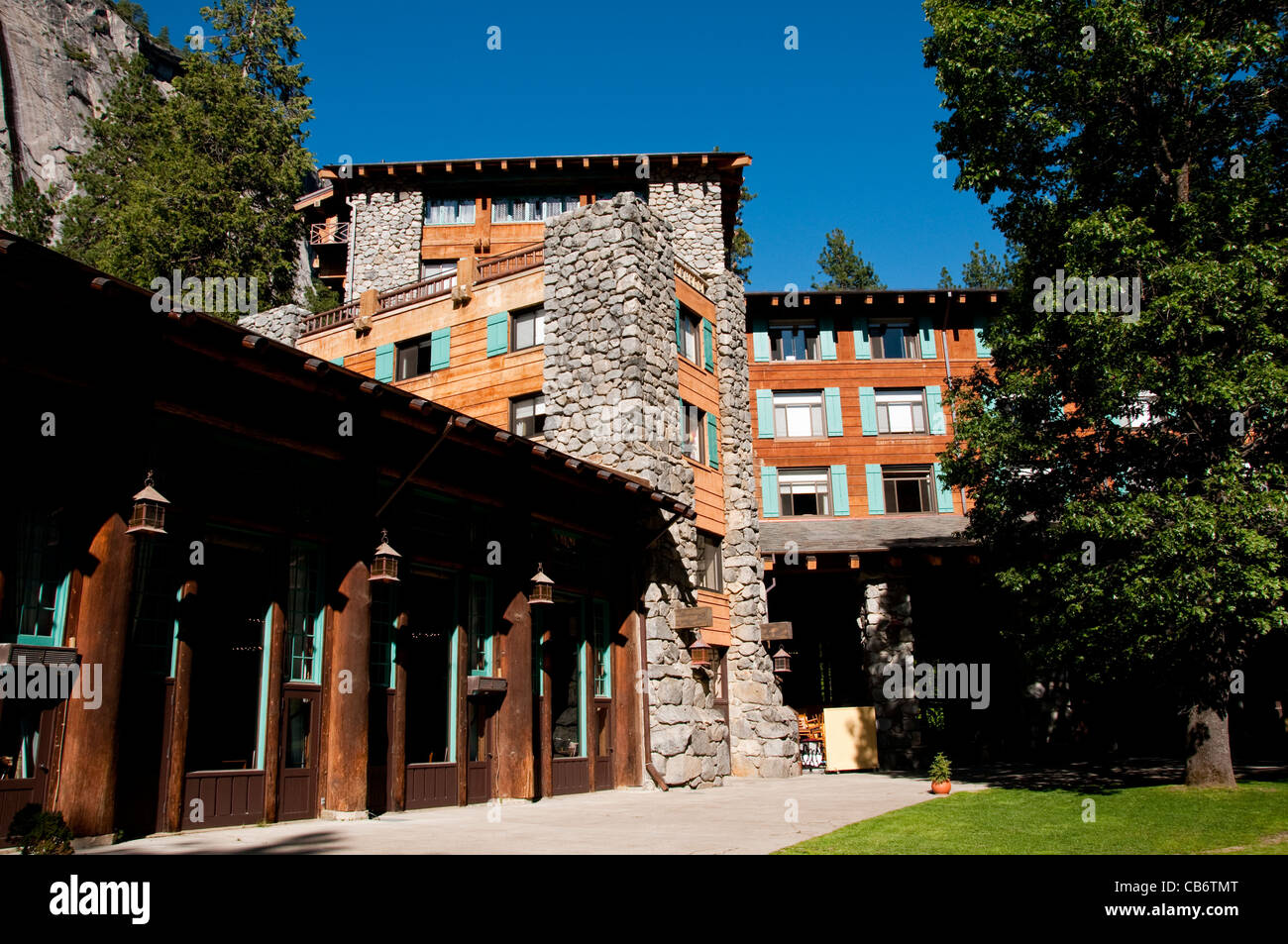 Exterior of Ahwahnee Hotel Yosemite Valley Yosemite National Park ...
