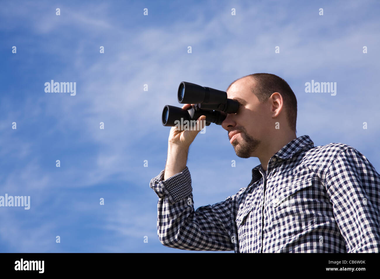 Blue field of vision hi-res stock photography and images - Alamy